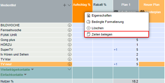 M-Cloud Docs | Neuer Leistungswert Aufschlag